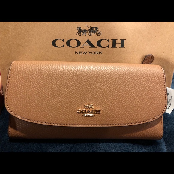 Coach | Bags | Authentic Coach Checkbook Wallet | Poshmark